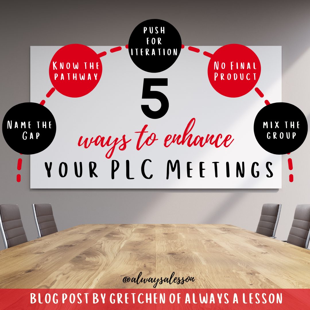5 Ways to Enhance your PLC Meetings - Always A Lesson