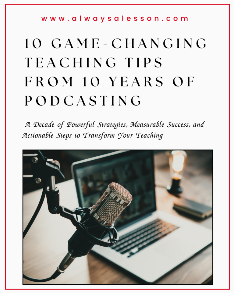 10 End of Year Tasks for Instructional Coaches - Always A Lesson